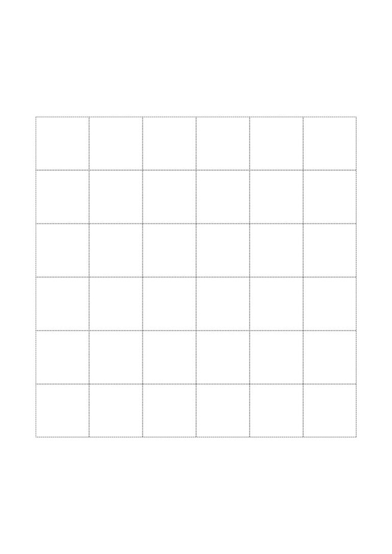 ⭐ Printable 6x6 Grid Paper » 【 Download Free 】 🖨
